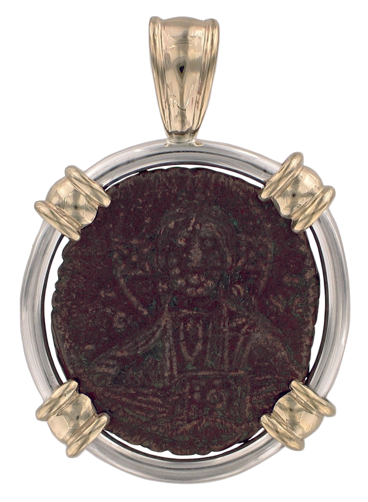 Portrait of Christ Coin Pendant – Ancient Creations