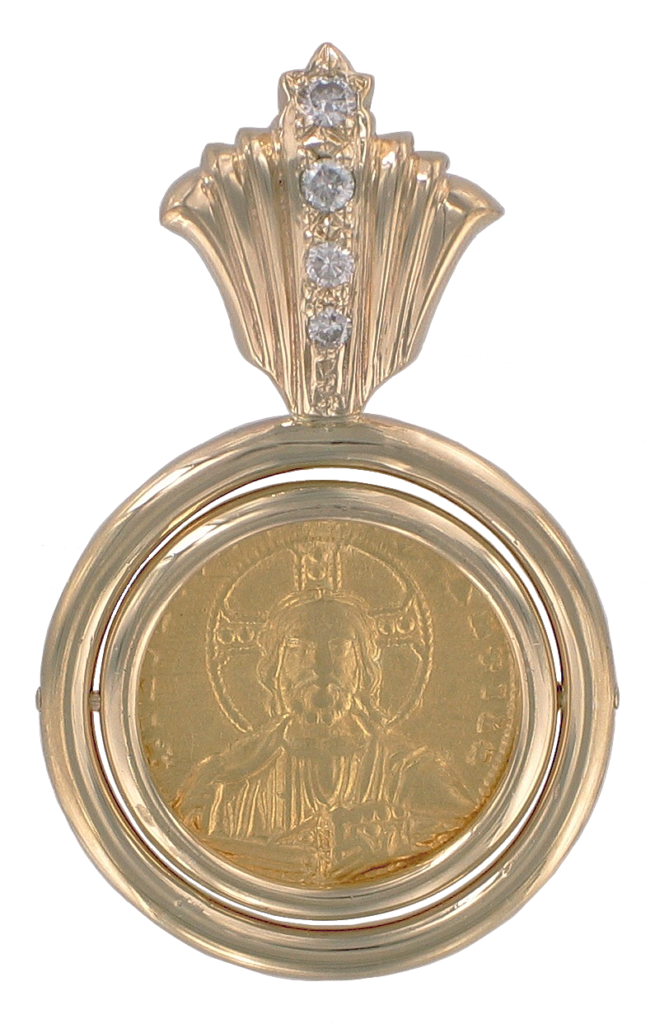 Portrait of Christ Coin Pendant – Ancient Creations