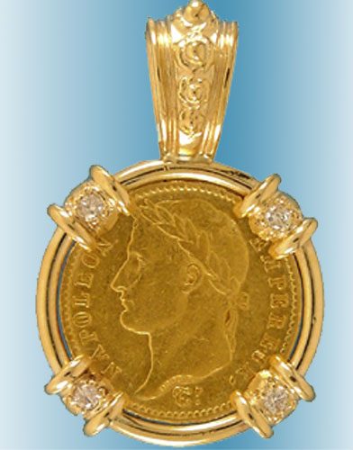 Napolean Coin Pendant – Ancient Creations
