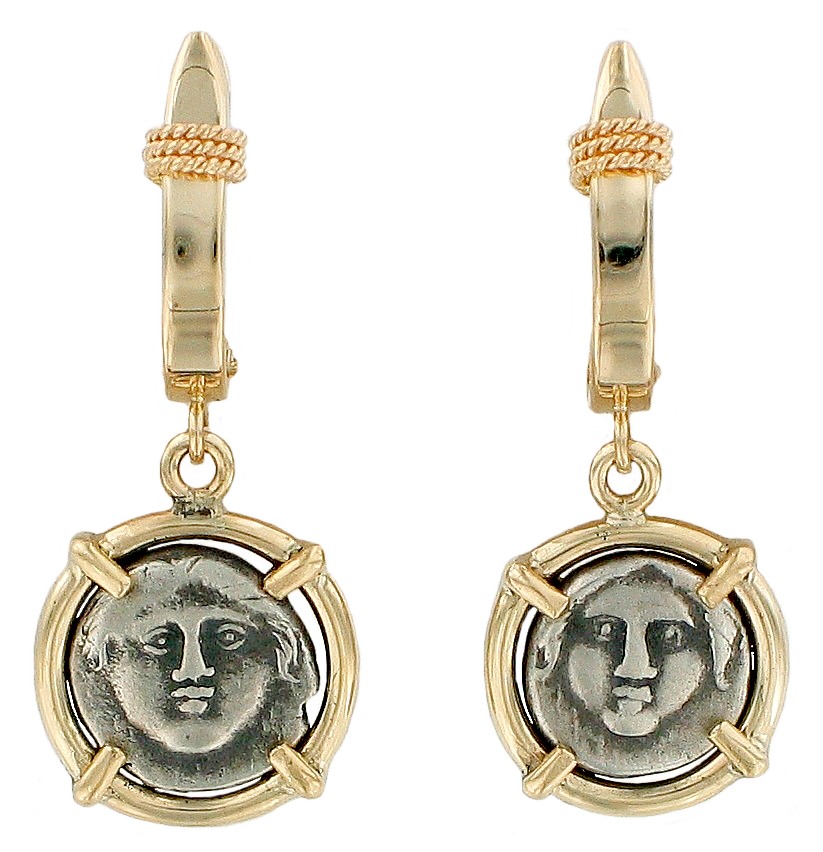 Apollo Coin Earrings – Ancient Creations